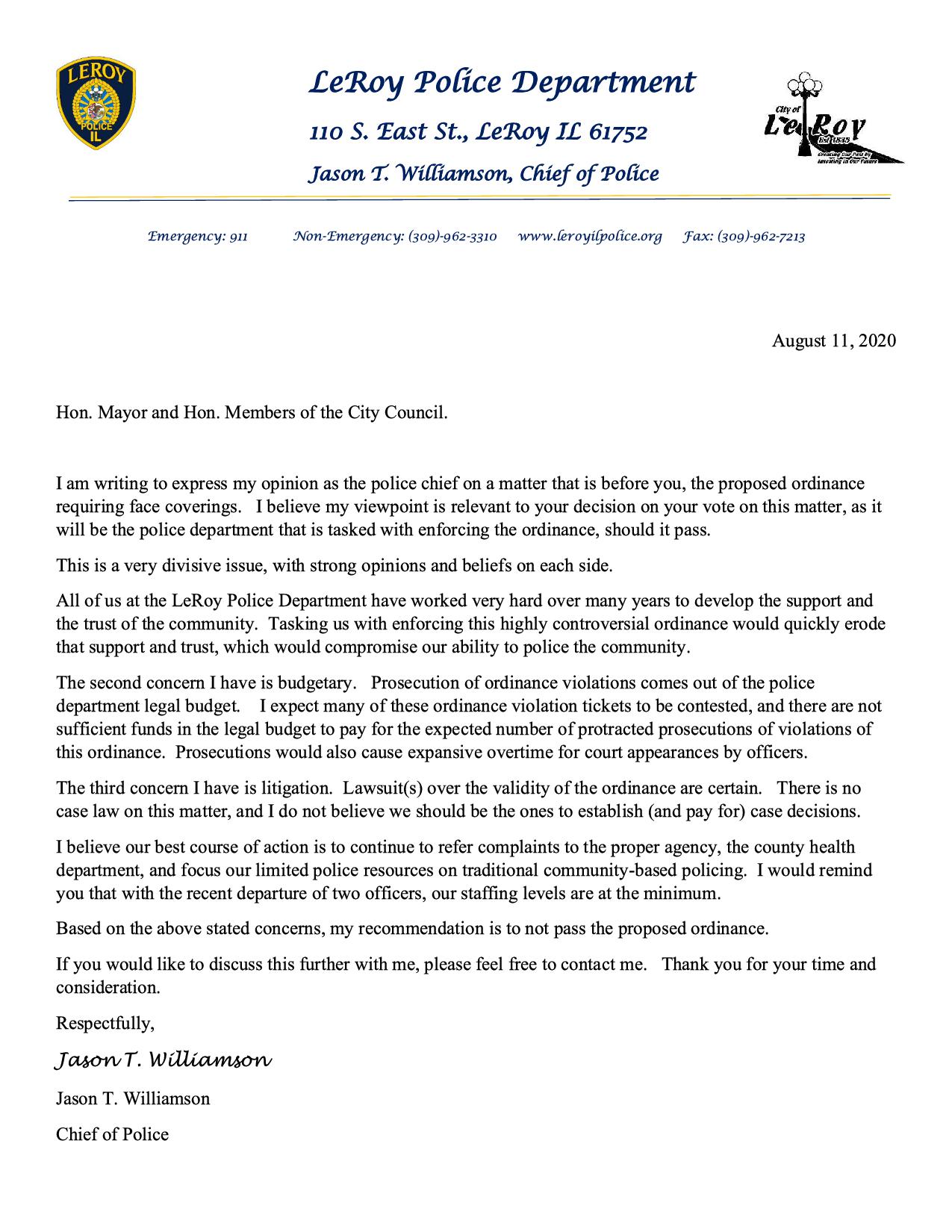 leroy-foia-police-chief – BlnNews