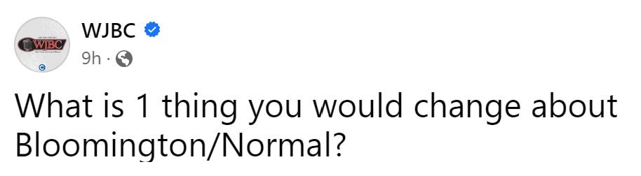 Fun with WJBC on Facebook – BlnNews