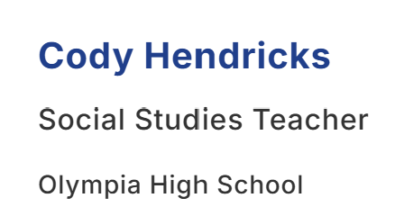 Cody Hendricks Inflates Credentials – BlnNews